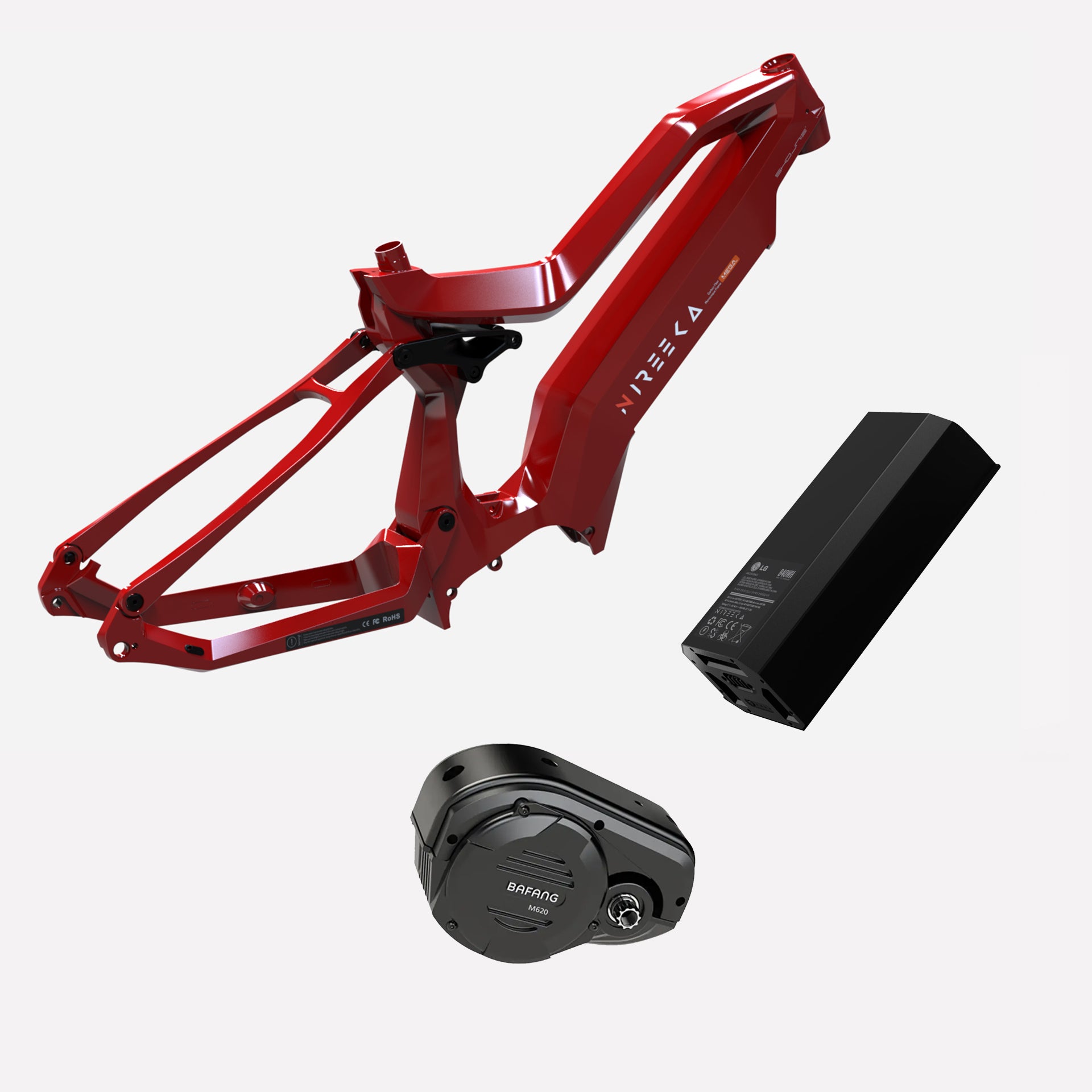 Nireeka Mega Frameset + Motor/Battery – Nireeka Inc